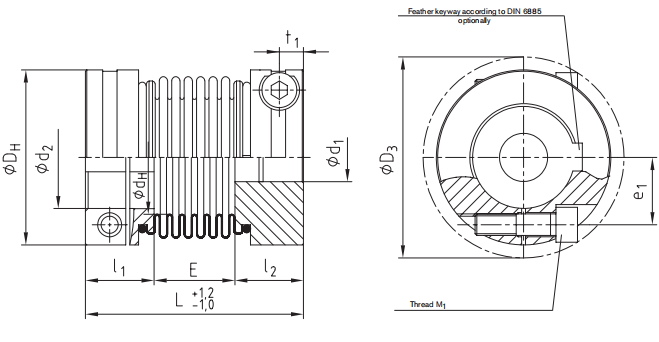 Bộ Khớp nối KTR TOOLFLEX M Chính hãng giá tốt Việt Nam